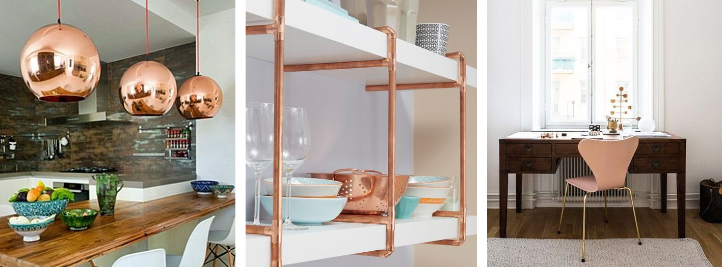 5 ideias para usar a tendência Rose Gold na decoração da casa